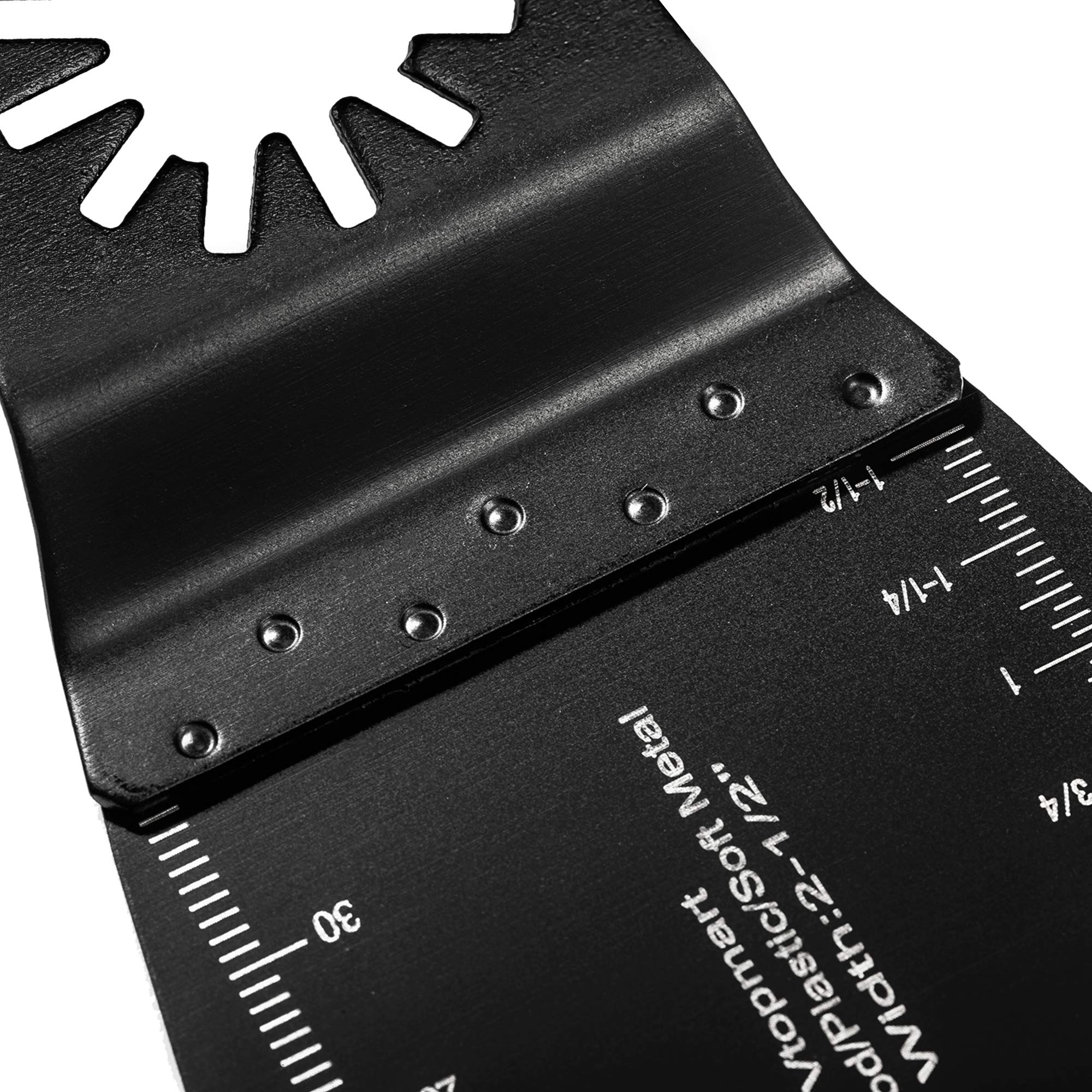 Vtopmart 15 Wood Metal Oscillating Multitool Quick Release Saw Blades Compatible with Fein Multimaster Bosch Makita Milwaukee Ryobi Porter Cable Black & Decker Craftsman Ridgid