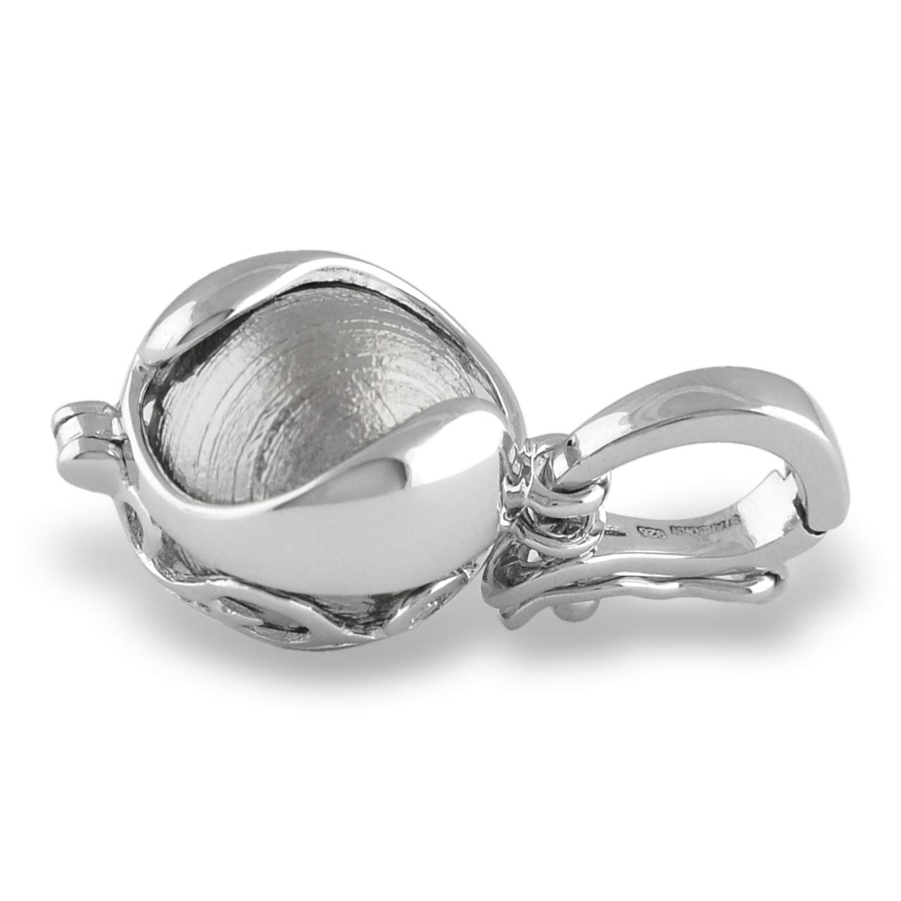 Starborn Sterling Silver Muonionalusta Meteorite Sphere Pendant