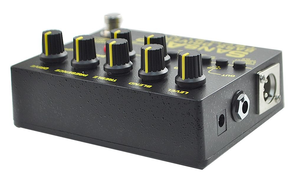 Tech 21 SansAmp Bass Driver DI V2 Bundle with 3 Patch Cables and Dunlop Variety Pick Pack