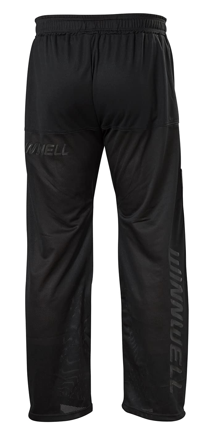 Winnwell Inline Roller Hockey Pant - Protective Equipment for Senior & Junior Players - for Mens & Womens Players (Senior Black XXLarge)