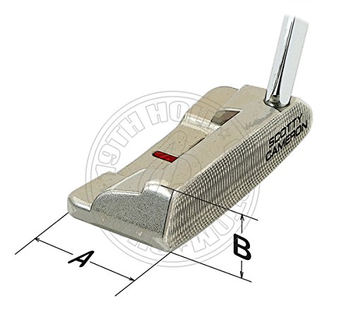 Skull and Rose Headcover for Blade and Midsize Mallet Putter, White, Golf Head Cover