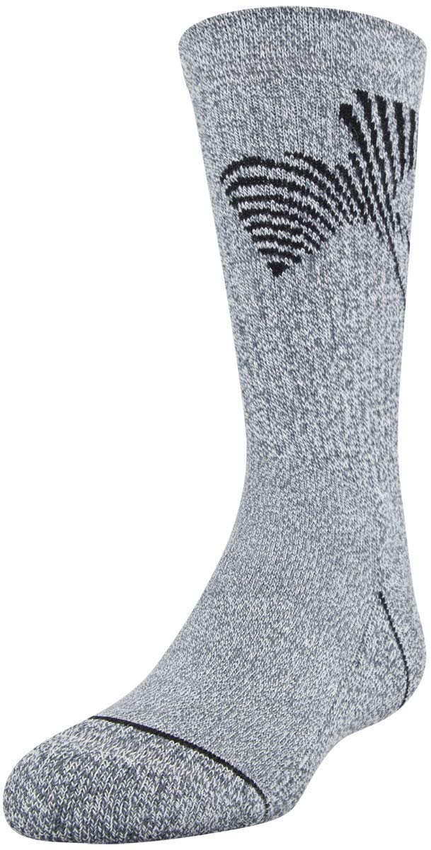 Under Armour Youth Phenom Crew Socks, 3-Pairs , Gray/Black Assorted , Small