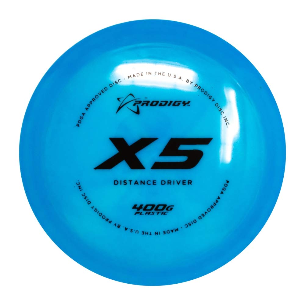 Prodigy Disc 400G X5 Driver | Understable Disc Golf Distance Driver | Great Grip in All Conditions | Performs Well for Tunnel Shots | Colors May Vary (170-174g)
