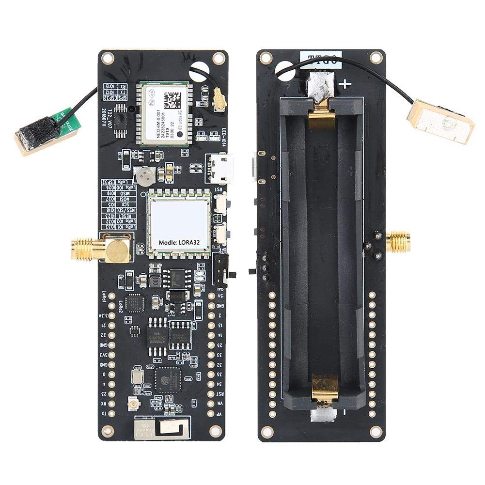 WiFi Module Development Board, for TTGO T-Beam ESP32 915Mhz WiFi GPS Module with Battery Base Development Board