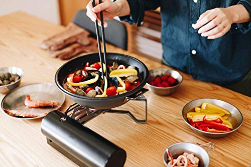 Snow Peak's Home & Camp Burner, Khaki, GS-600KH-US, Designed in Japan, Lifetime Product Guarantee, Lightweight and Compact for Camping, Stable Base for Cooking, One Size