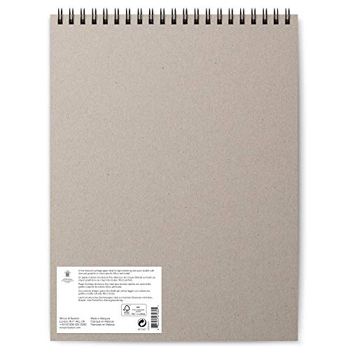 Winsor & Newton Classic Sketching Paper Pad, 11" x 14", 50 Sheets, 110gsm, Extra White