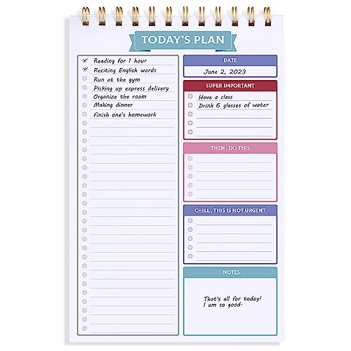 To Do List Notepad 6.5''x9.8''