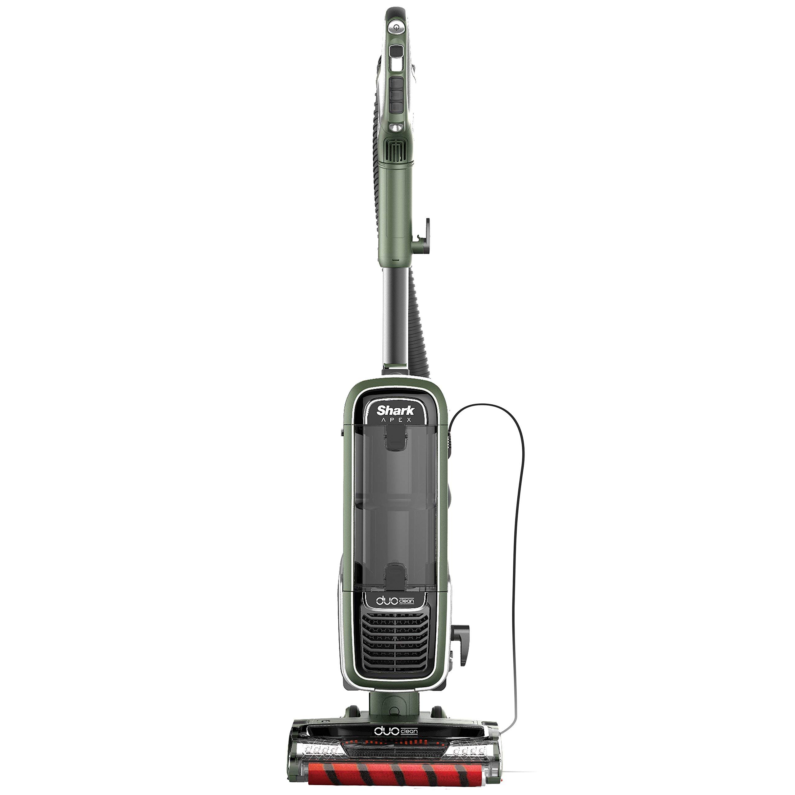 Shark AX951 APEX DuoClean HEPA Filter Anti Allergen Multi Surface Lift Away Upright Bagless Vacuum Cleaner, Green (Renewed)