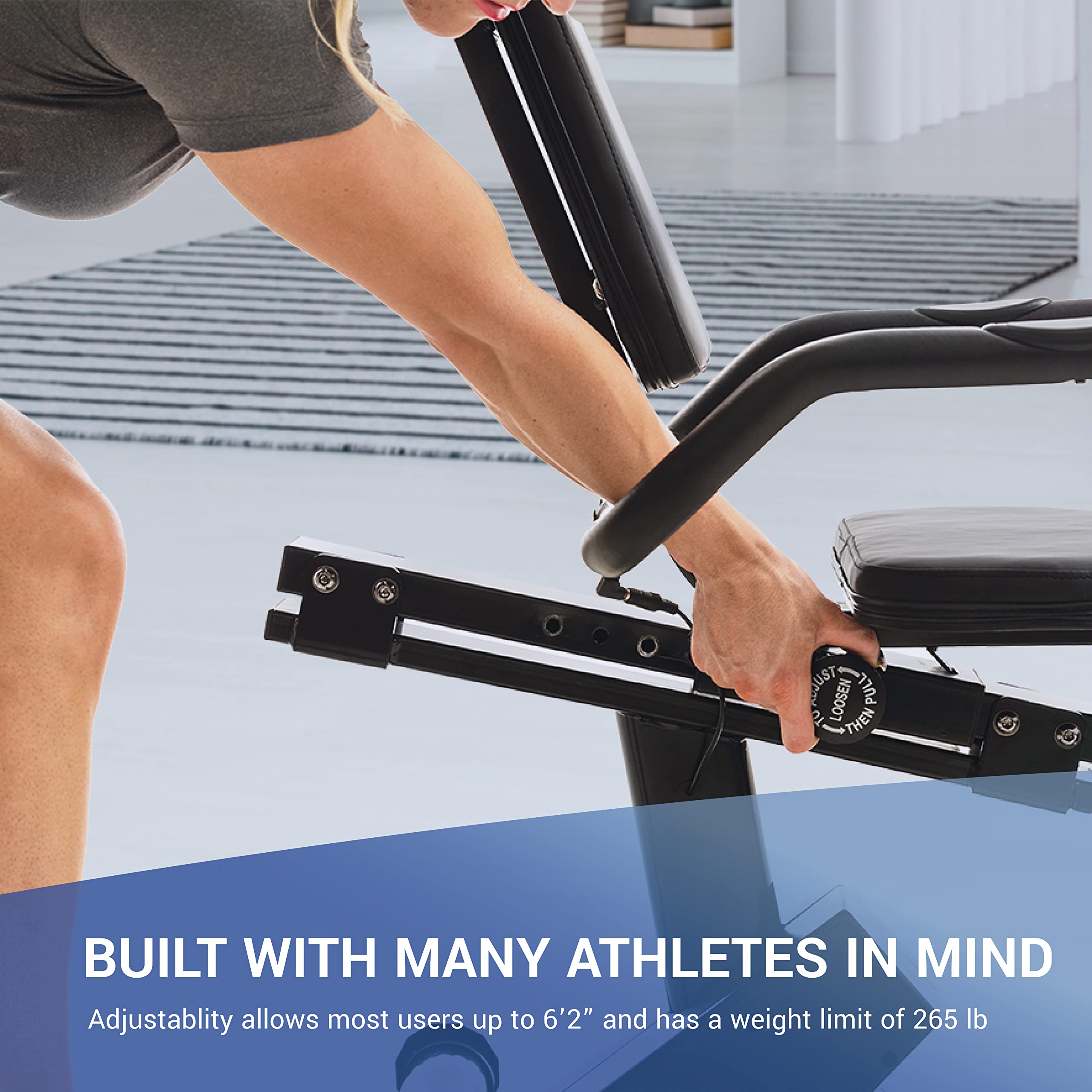 XTERRA Fitness SB150 Recumbent Exercise Bike, Black
