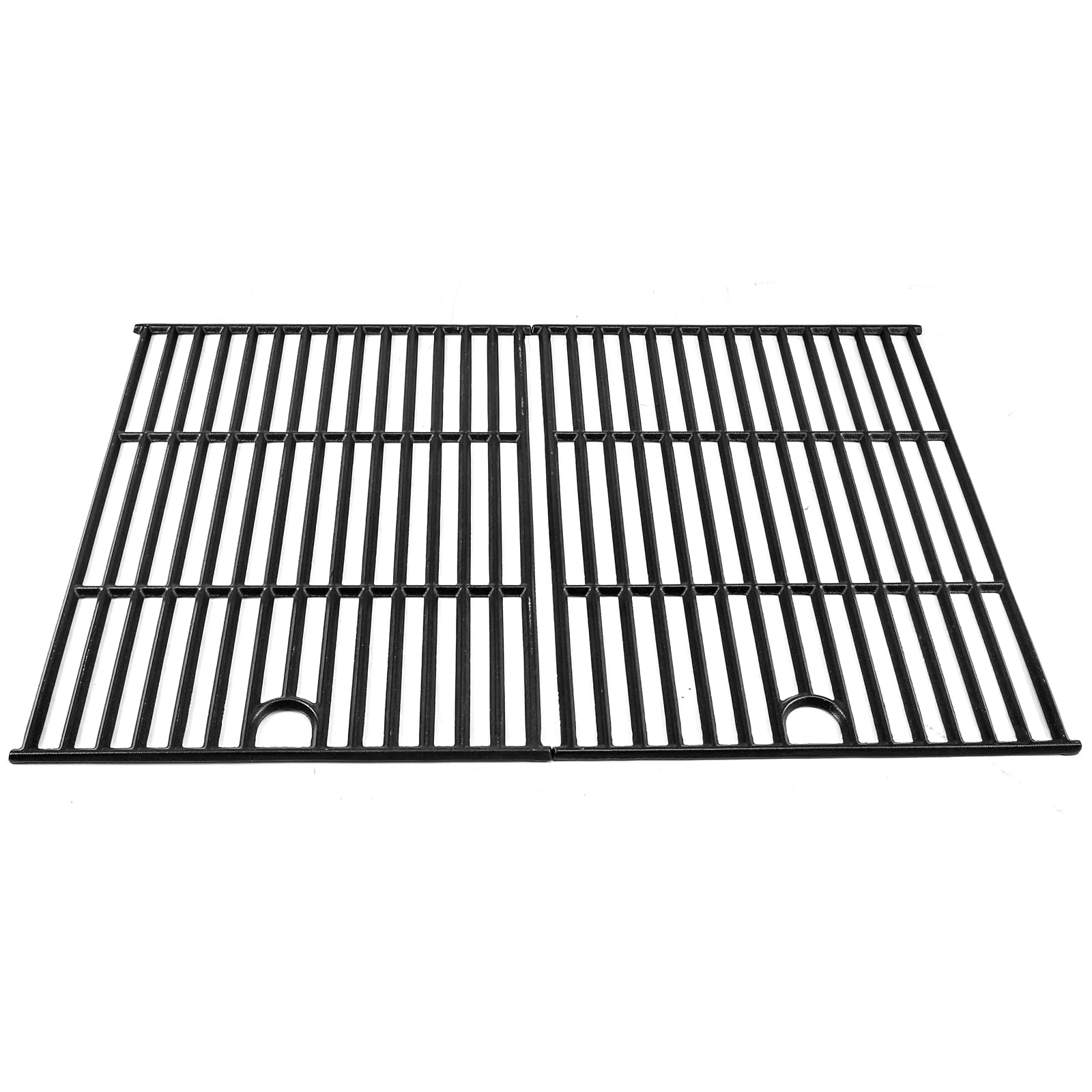 Uniflasy Cast Iron Cooking Grates for Expert Grill 720-0968C 5-Burner Propane Gas Grill Cooking Grid Replacement Part Kit (2X Grids)