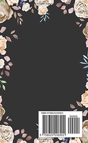 WTF Is My Password: Pocket Purse Small Size Password Journal Book Log Book Alphabetical Organizer With Tabs Flower Cover 4" x 6.5" For Women (Password Logbook)