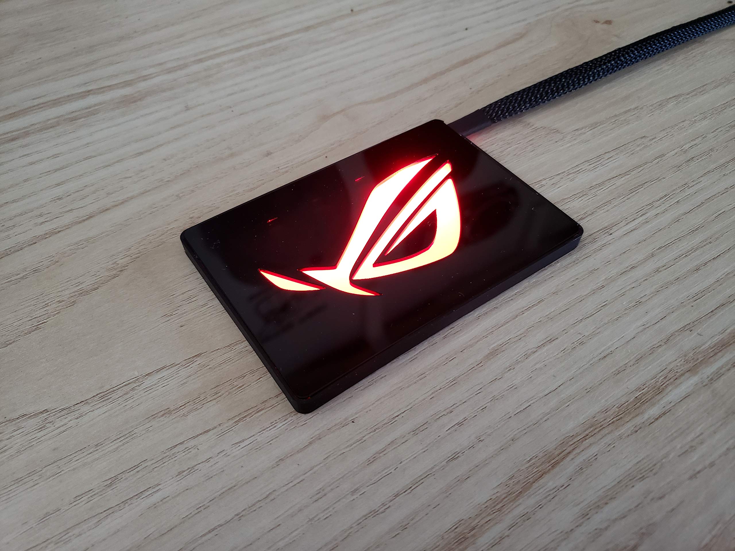 Savant PCs R O G Logo RGB 2.5" Hard Drive (HDD) or Solid State Drive (SSD) Cover