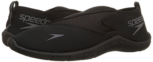 Speedo mens Surfwalker Pro 3.0 athletic water shoes, Speedo Black, 11 US