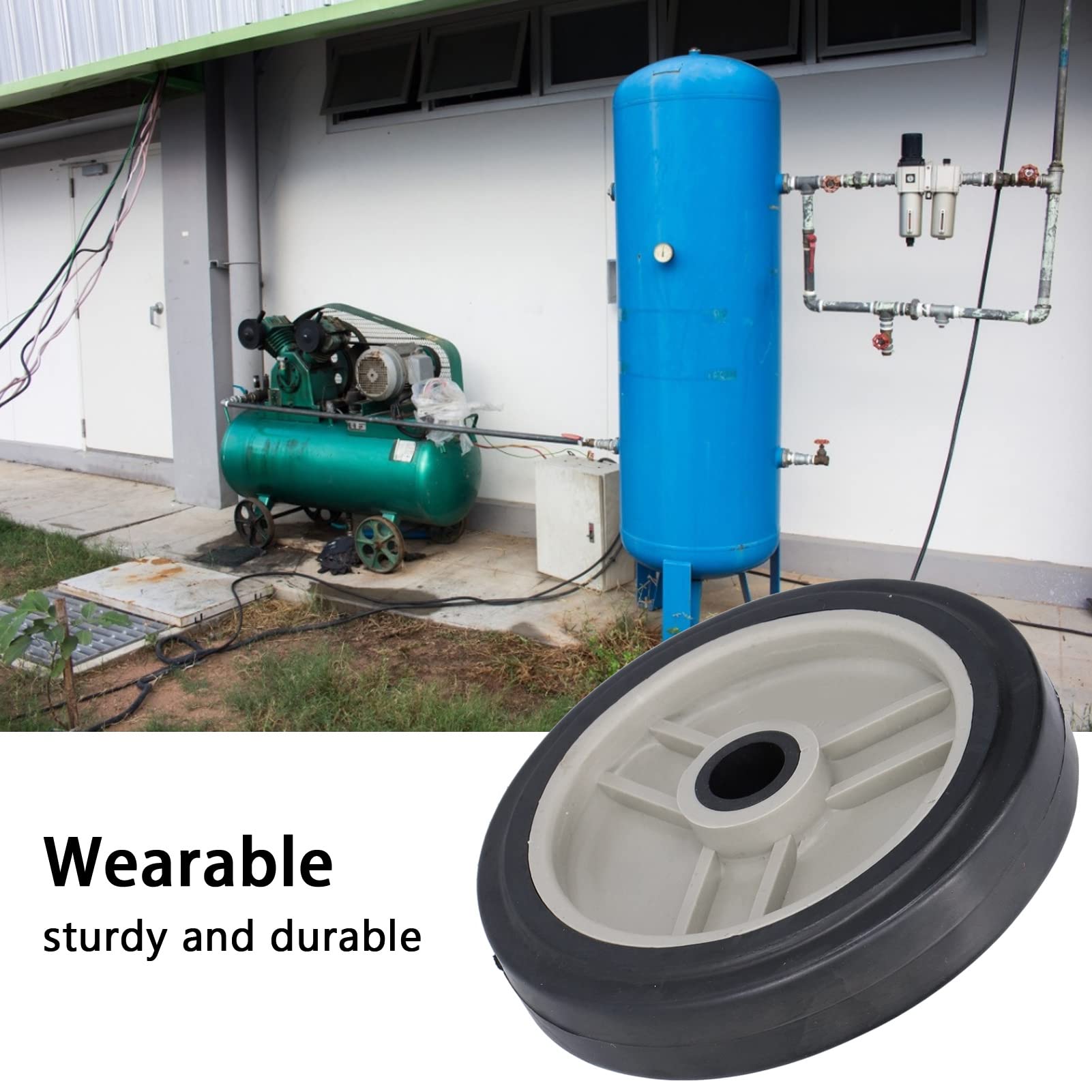 Wearable Casters for Air Compressors, Easy to Move, Sturdy and Durable, Low Resistance