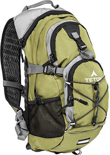 TETON Sports Oasis 18L Hydration Pack with Free 2-Liter water bladder; The perfect backpack for Hiking, Running, Cycling, or Commuting, Olive Green