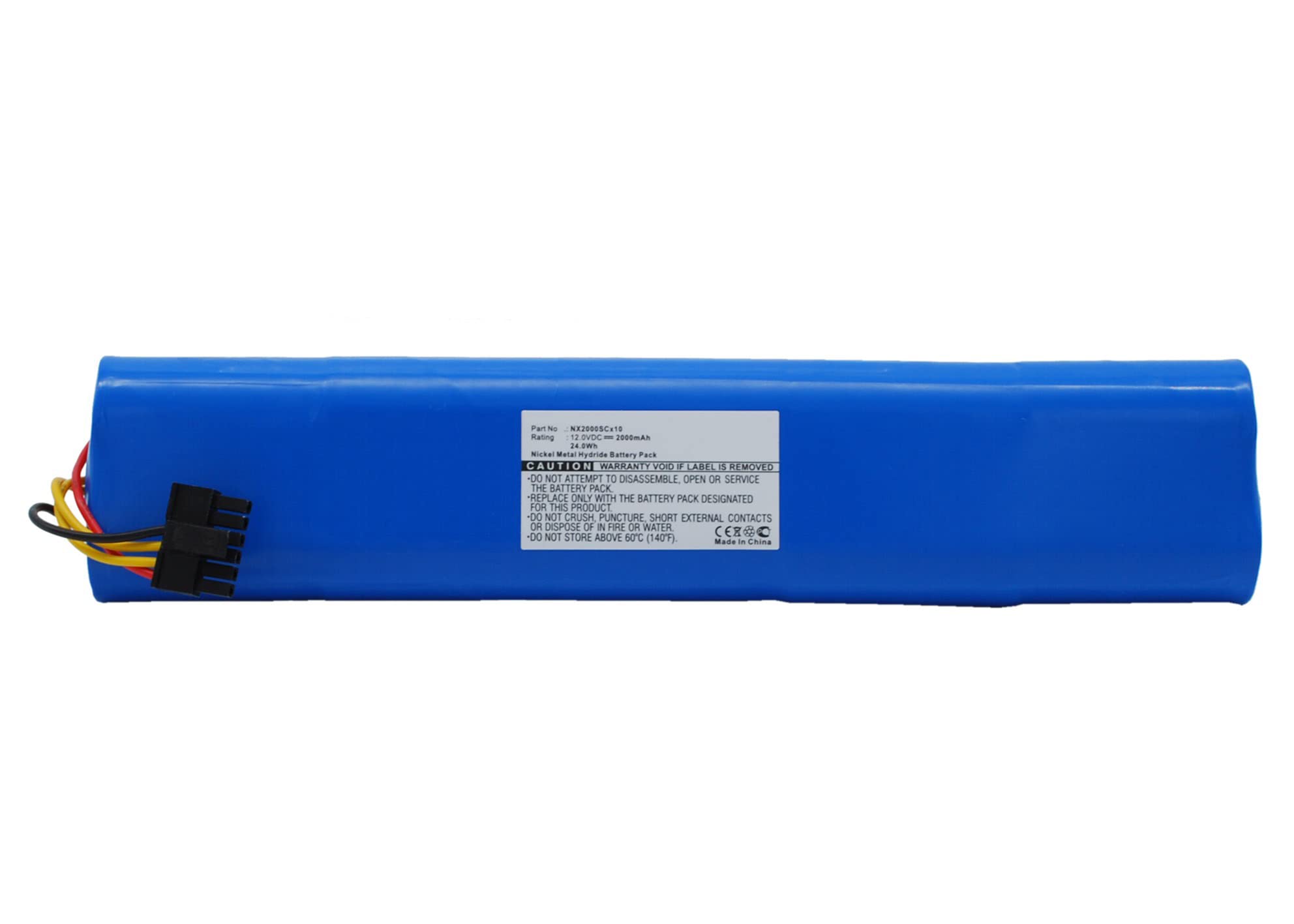 Synergy Digital Vacuum Cleaner Battery, Compatible with Neato BV85 Vacuum Cleaner, (Ni-MH, 12V, 2000mAh) Ultra High Capacity, Replacement for Neato 945-0123 Battery