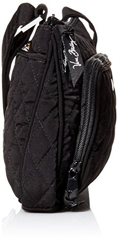 Vera Bradley Little Hipster Crossbody Shoulder Bag Purse in Classic Black
