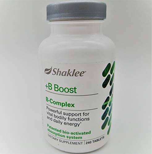 Shaklee - B-Complex: The Ultimate Energy Boost with Patented Bioactivated Absorption System™ - B Vitamins for Enhanced Well-being - Supports Energy, Cardiovascular, and Brain Health - 240 Tablets