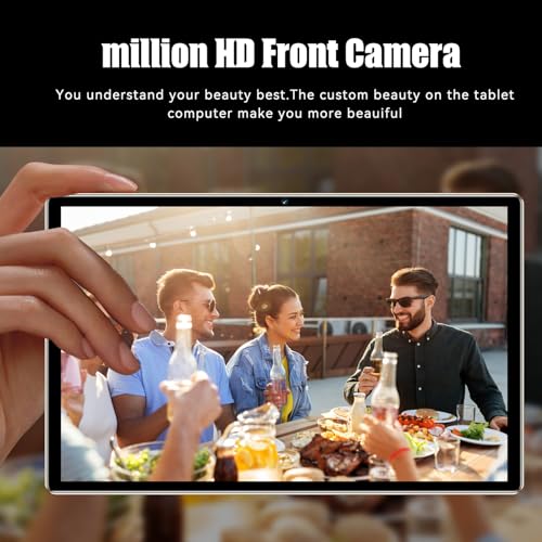 YLOMAY 10.1" Android 12Tablet PC, 4GB+64GB ROM/256G Expandable Computer Tablets, 10 Core IPS HD Ultra-Thin Screen| 2.4G+5G WiFi Bluetooth| Dual SIM Voice Calls GPS 13MP CamerasĀ