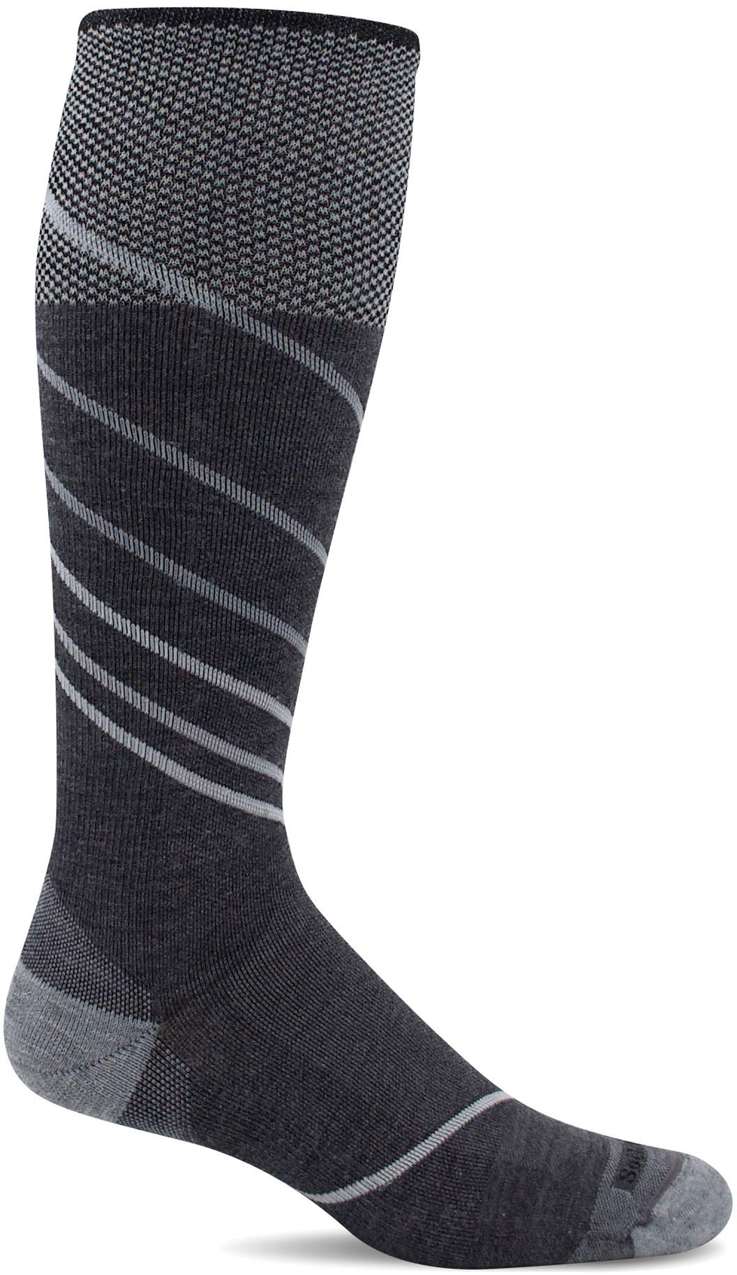 Sockwell Men's Pulse Firm Graduated Compression Sock, Charcoal - Medium/Large