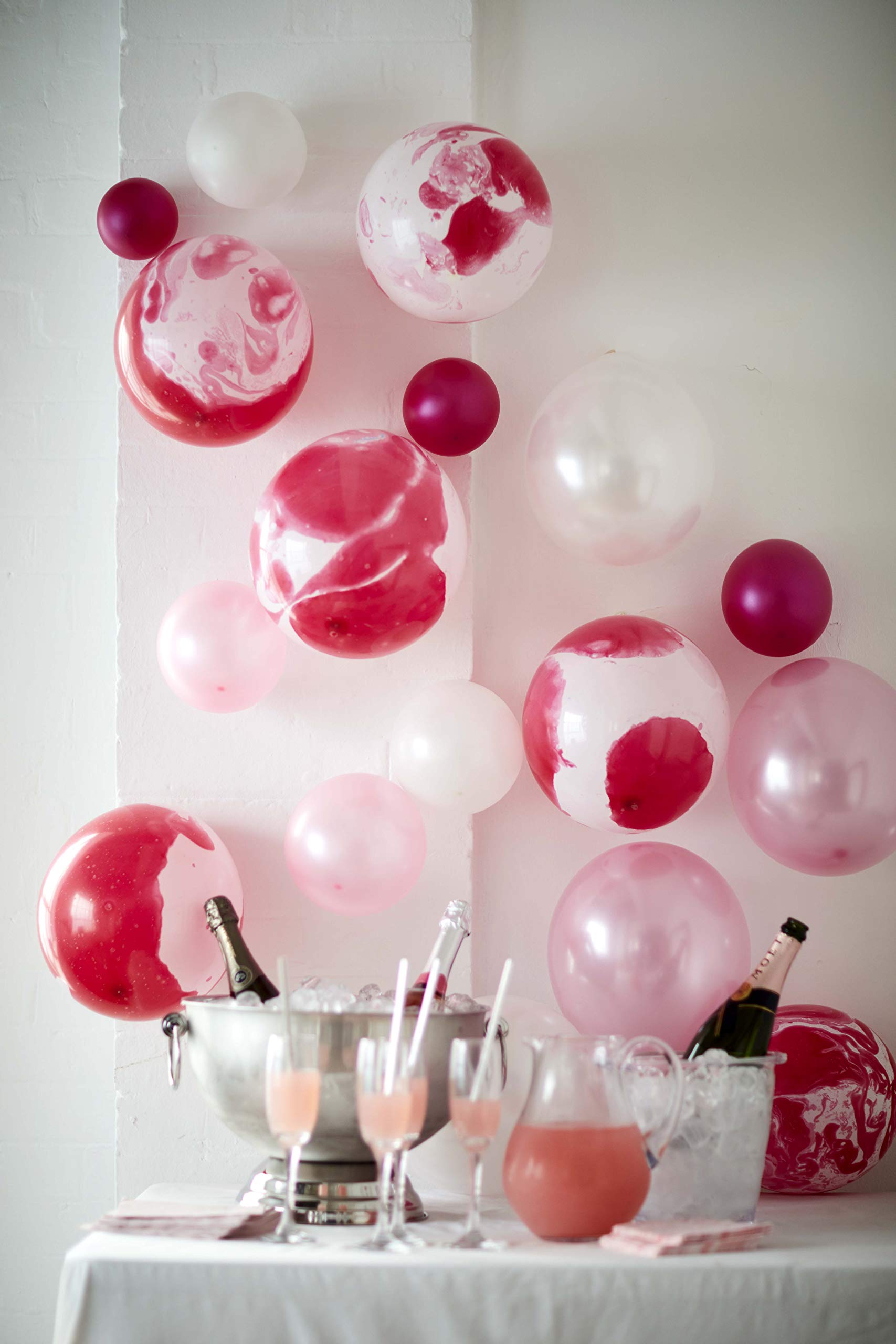Talking Tables Paper Plates Pastel Happy Birthday Balloon Shaped | Pink, 12 Pack