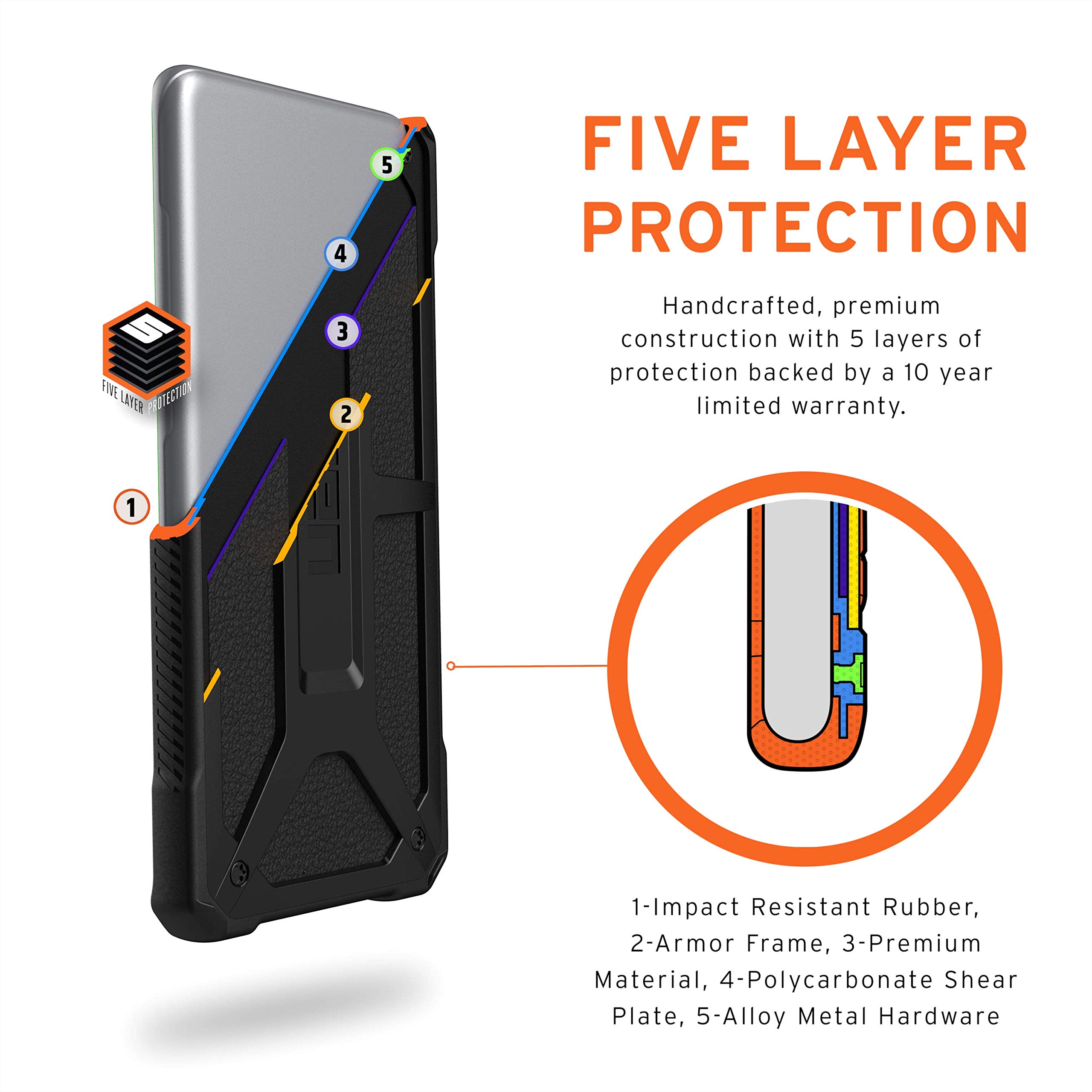 URBAN ARMOR GEAR UAG Samsung Galaxy S20 Ultra Case [6.9-inch Screen] Monarch [Carbon Fiber] Rugged Shockproof Military Drop Tested Protective Cover