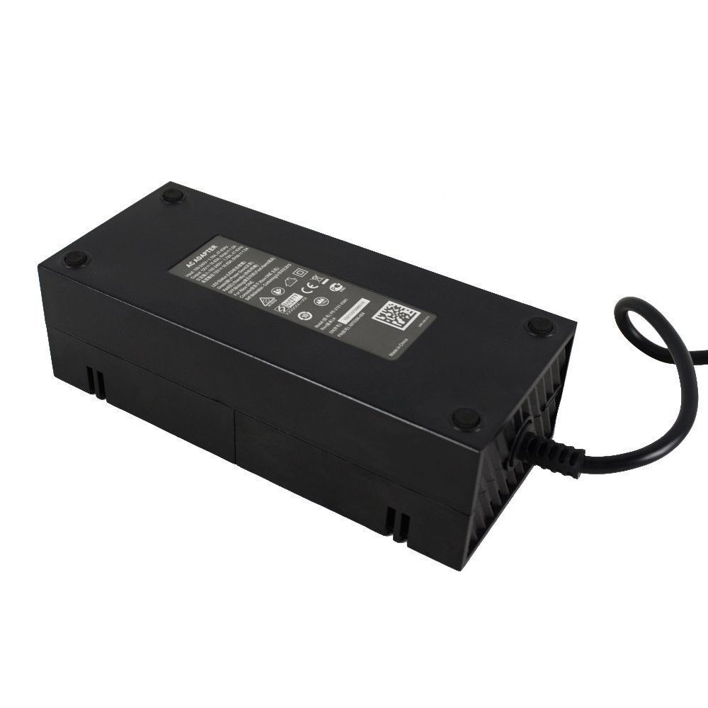 Simply Silver - 200W AC Adapter Power Supply Cable Charger for Microsoft Xbox one Console Brick