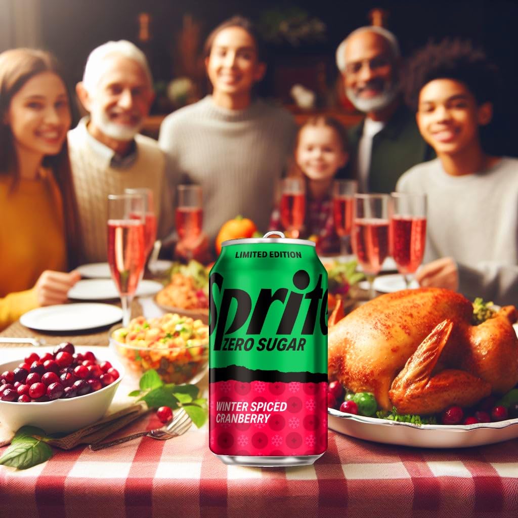 Sprite Cranberry Zero Sugar, 12 fl oz, 18 cans