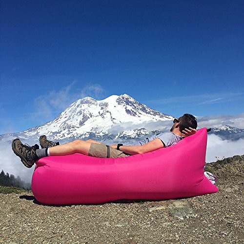The Pouch Couch in White Easy to Inflate