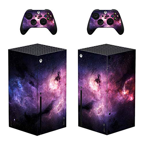 X-box-Series-X Skin Set Vinyl Decal Skin Stickers Protective for X-box-Series-X Console Kinect 2 Controllers - Paysage Color (only fit X-box-Series-X )