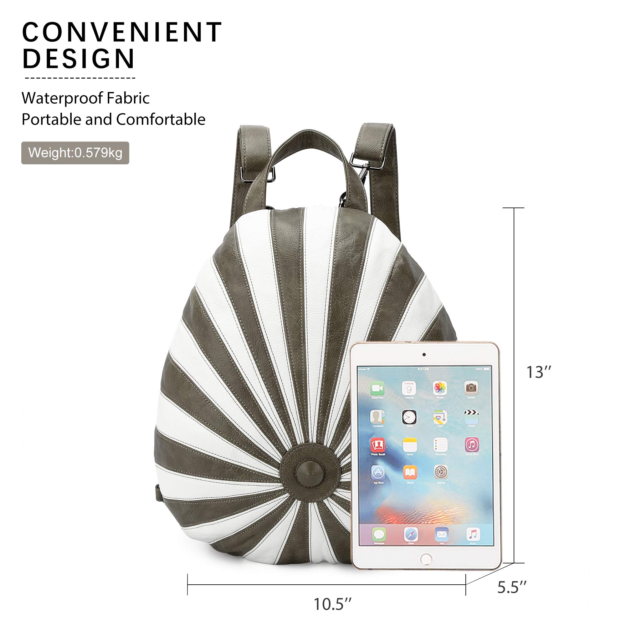 Women Backpack Purse Water resistant Nylon Anti-theft Rucksack Lightweight Shoulder Bag