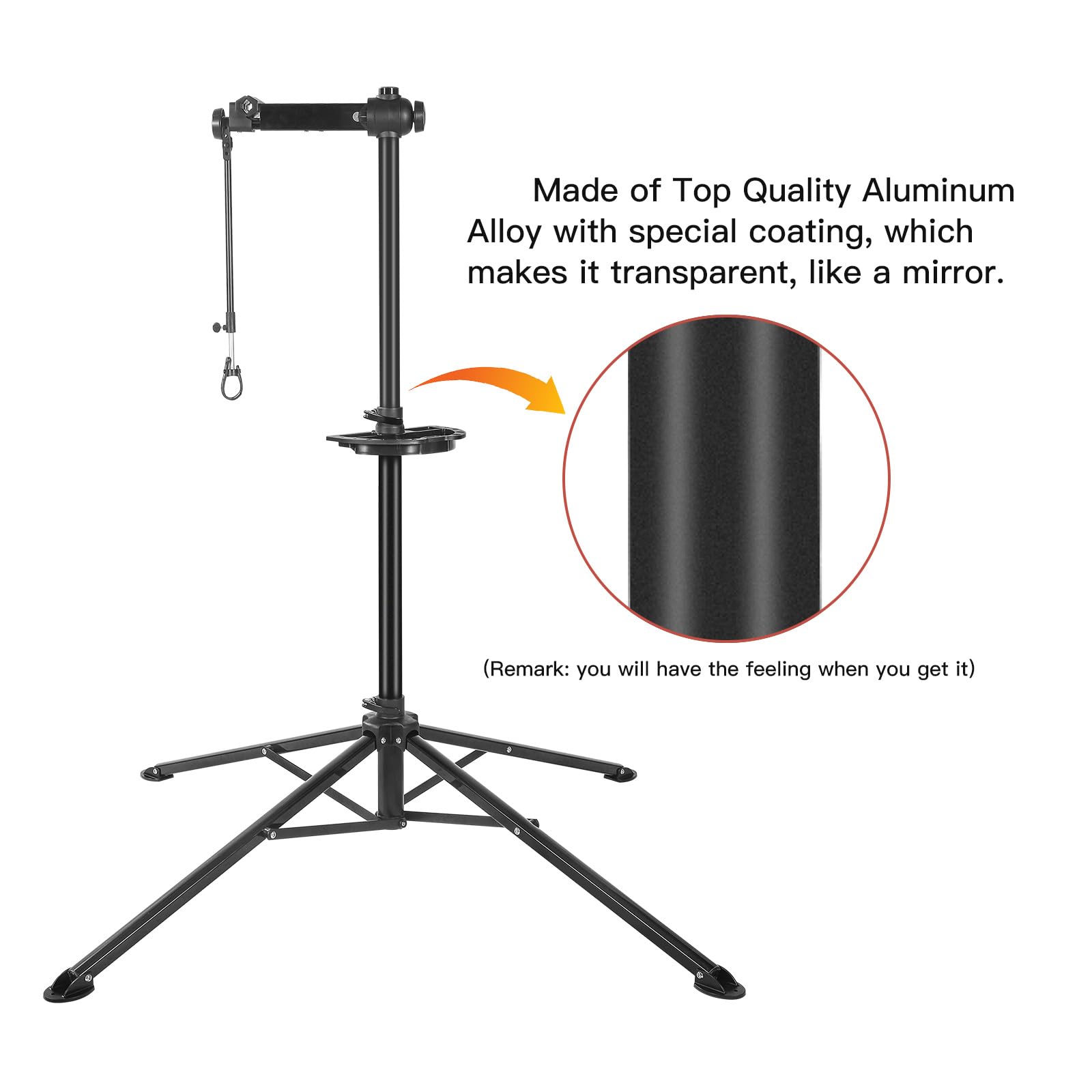 UNISKY Bike Repair Stand for Maintenance Height Adjustable Rack with Quick Release Bicycle Mechanics Maintenance Workstand