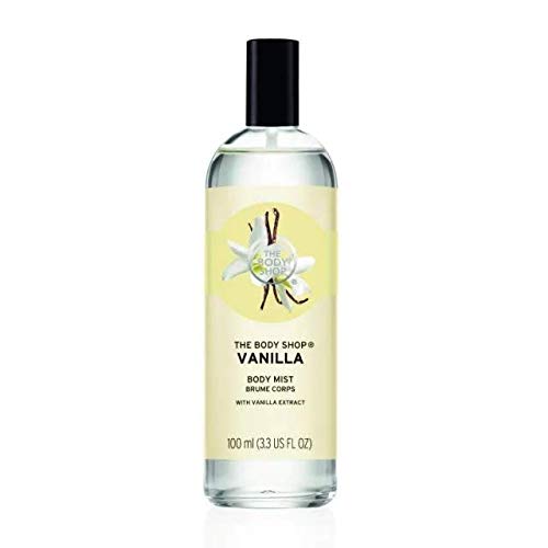 The Body Shop Vanilla Body Mist – Refreshes and Cools with a Sweet Scent – Vegan – 3.3 oz