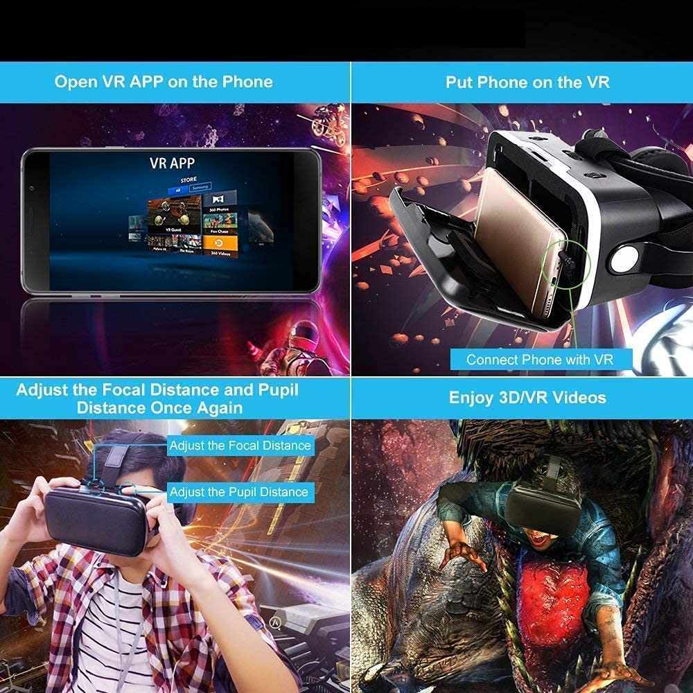 VR Headset, VR 3D