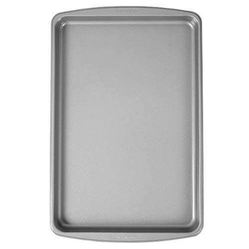 Wilton Baking Tray, Recipe Right, Non Stick, Medium, 39cm x 26cm (15.25in x 10.25in), Steel