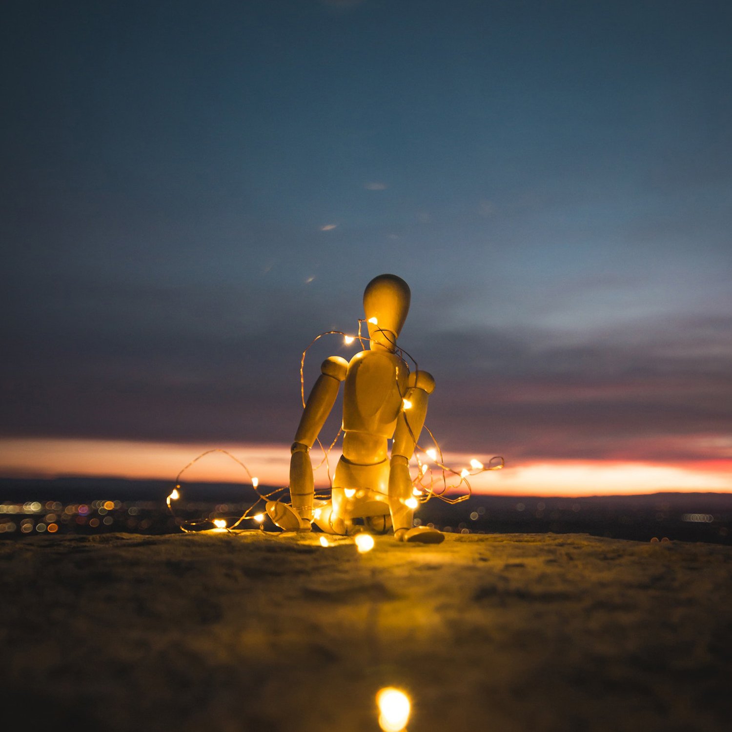 Unido Copper Wire LED Fairy String Lights, Warm White (Set of 6) Battery-Operated Indoor Outdoor Waterproof 6.5' FT. Each