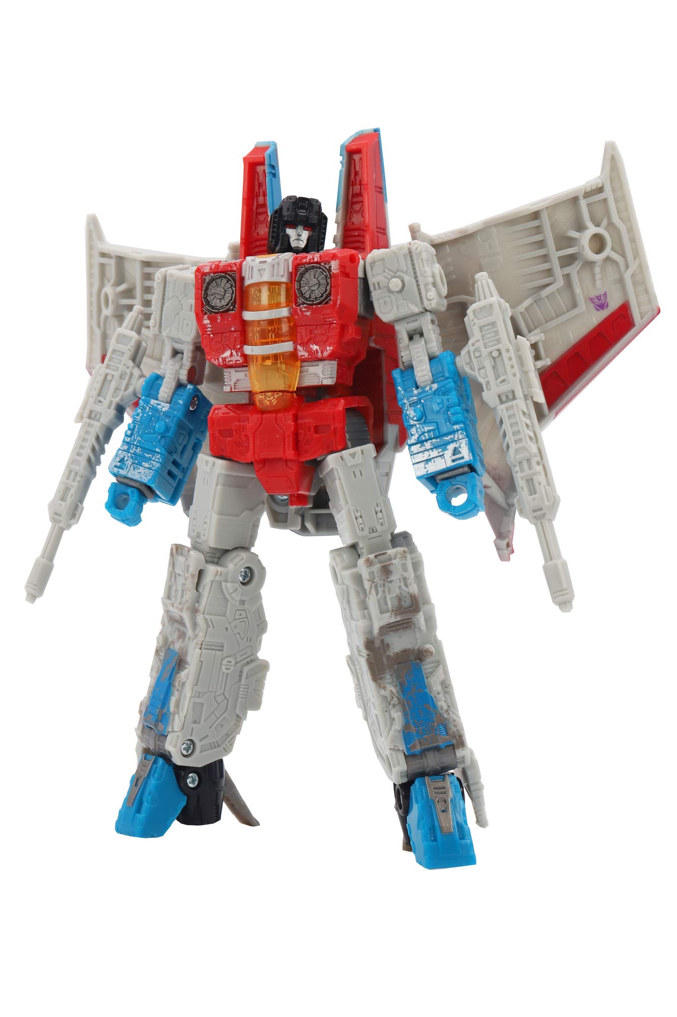 Transformers Toys Generations War for Cybertron Voyager Wfc-S24 Starscream Action Figure - Siege Chapter - Adults & Kids Ages 8 & Up, 7"