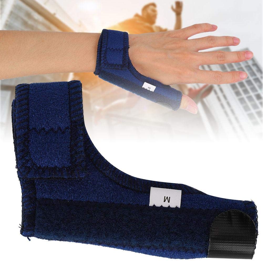 ZJchao Finger Splint, Mallet Finger Brace Adjustable Thumb Splint Support Finger Brace Thumb Splints for Children for Arthritis Pain, Sport Injuries (M)
