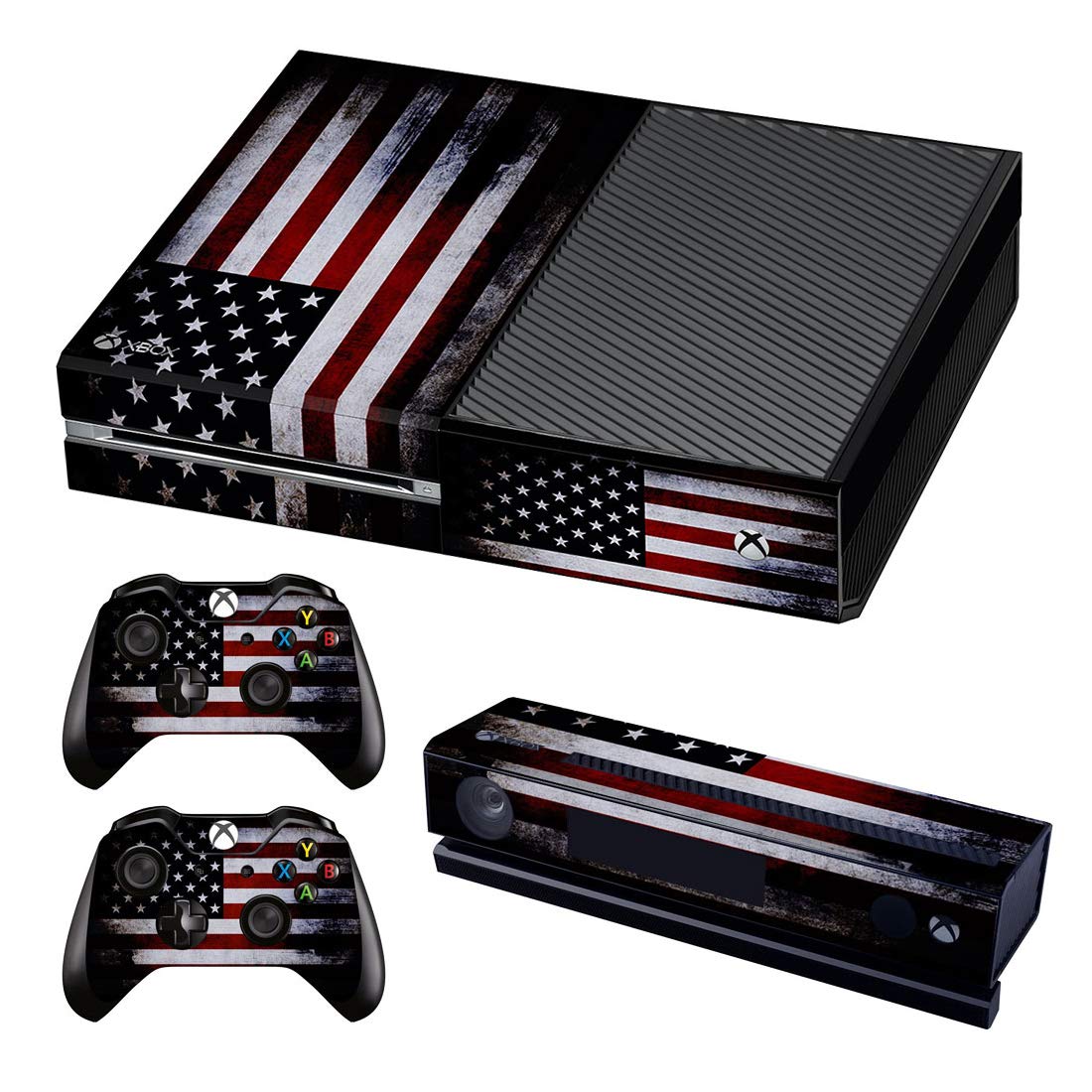 UUShop Protective Vinyl Skin Decal Cover for Xbox One Weeds Tree Leaf
