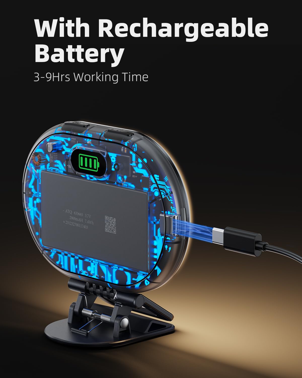 Weilisi Rechargeable Selfie Light, Phone Light with 3 Lighting Mode/10 Brightness Level, Portable Phone Ring Light for Selfie, Makeup, Tiktok, Live Stream, Clip on Video Light for iphone/Android/ipad
