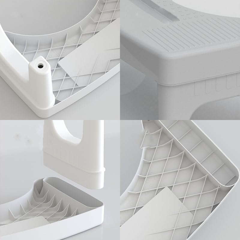 Toilet Stool Adult,Portable Plastic Toilet Poop Foot Stool for Bathroom, Potty Stool Squat Healthy Gift for Everyone
