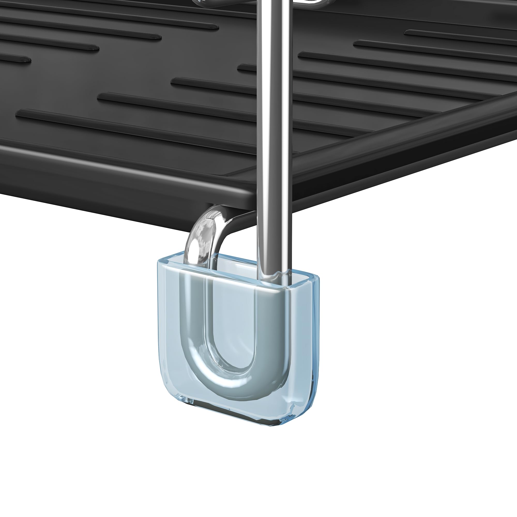 Youvip Dish Drying Rack for Kitchen Counter- Space-Saving, Extra top Dish Rack with a Cutlery Holder for Dishes, Spoons and Forks,Stainless Steel