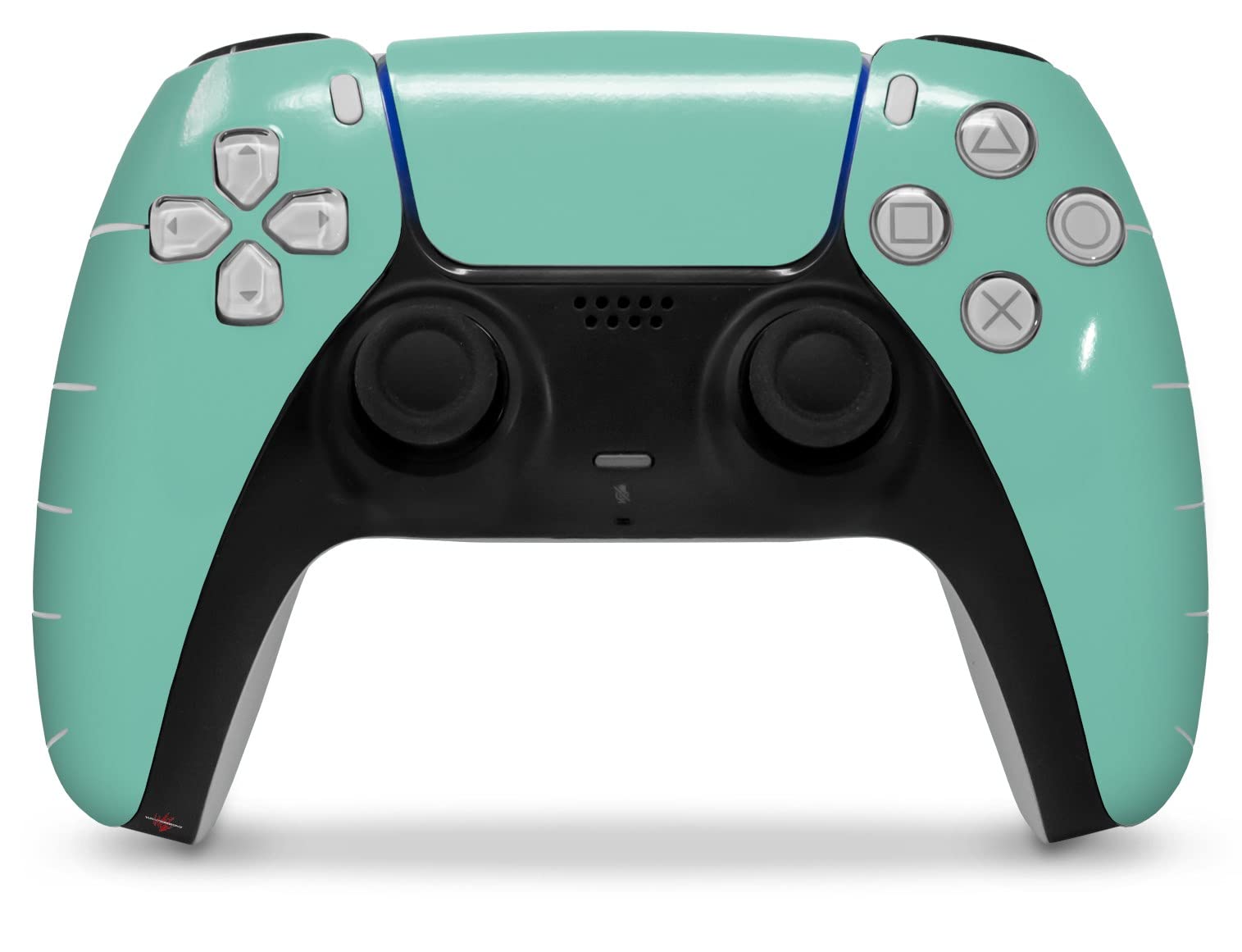 WraptorSkinz Skin Wrap compatible with Sony PS5 DualSense Controller Solids Collection Seafoam Green (CONTROLLER NOT INCLUDED)