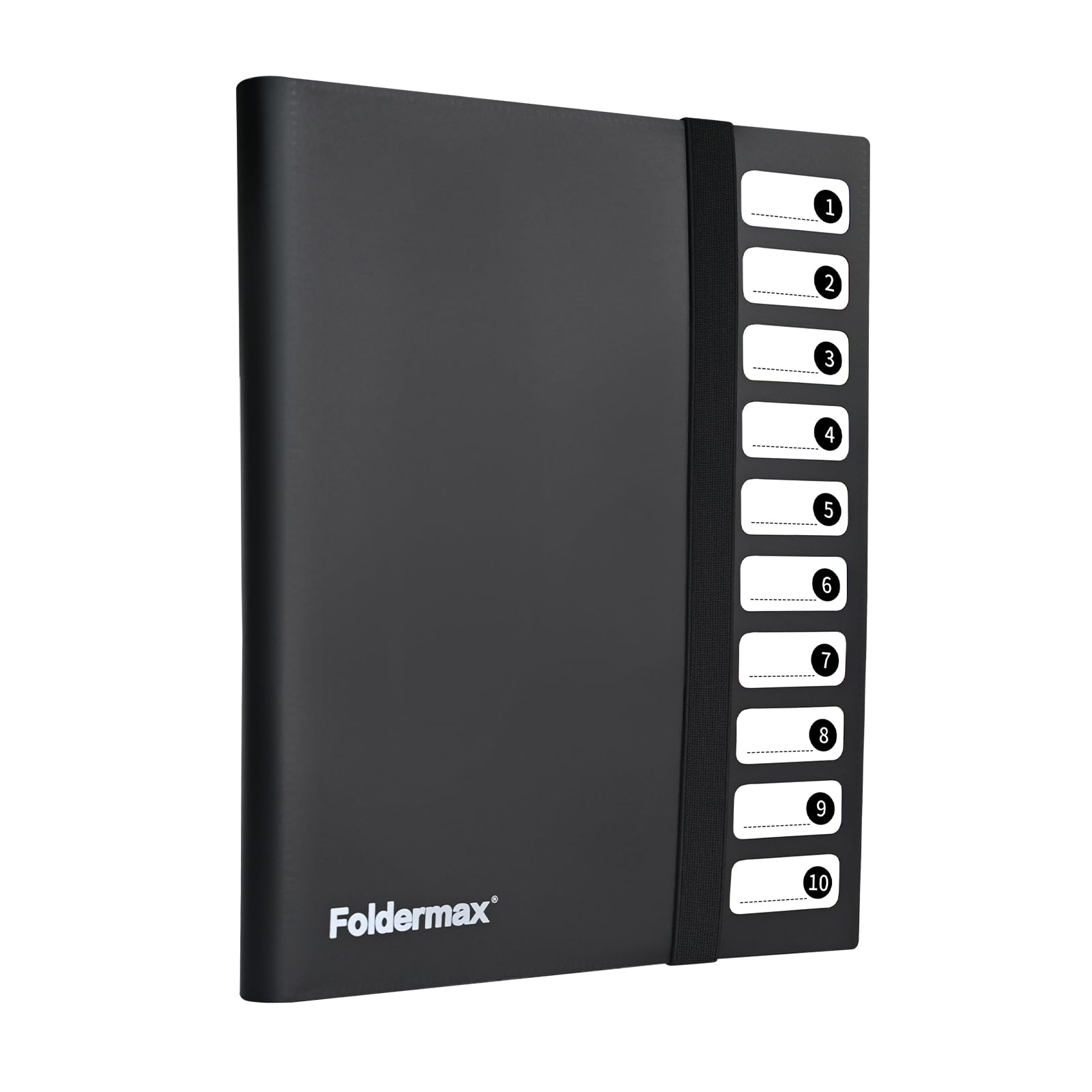 TCG Card Binder 9 Pockets Trading Card Album Folder Side Loading 360 Pocket Binder for Baseball Football MTG and TCG,Black, Foldermax