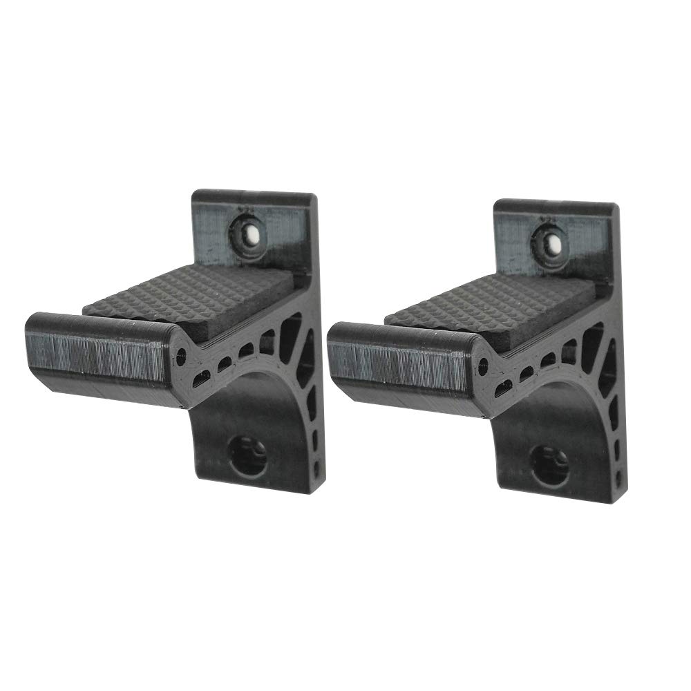 Wall-mounted Bow Rack Bow Display Wall Hanger Longbow Wall Rack Wall Mount Storage Rack to Display Your Bow for Recurve Bow Traditional Longbow (Black)