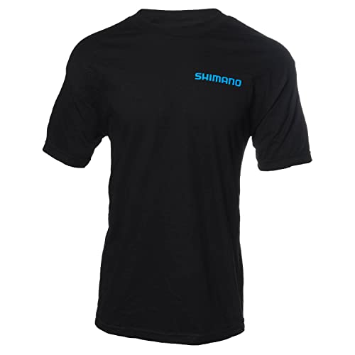 Shimano Short Sleeve Cotton Tee-Shirt; Medium; Gray