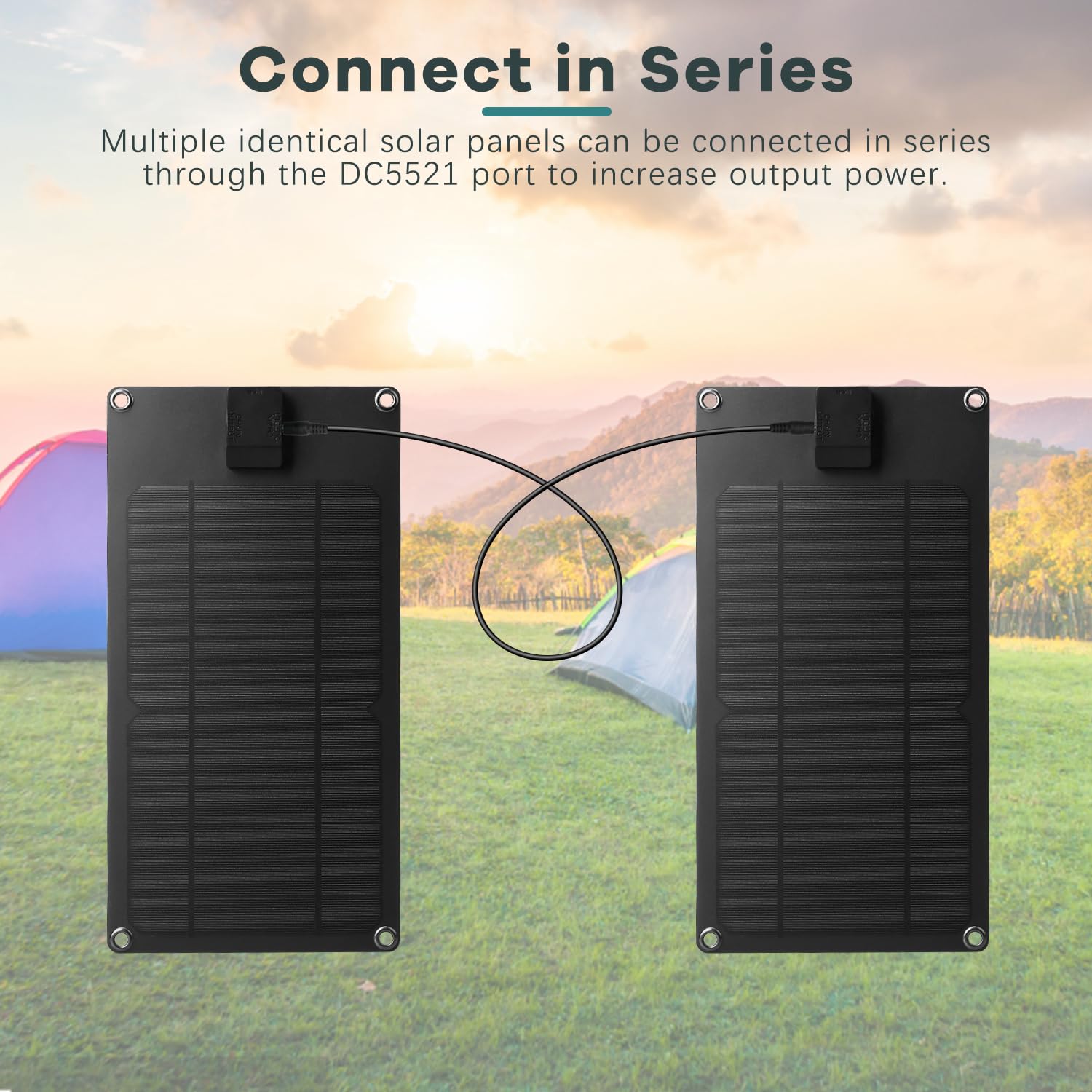 Solar Panel 50 Watt 6V, USB Port Portable Solar Panel High-Efficiency Monocrystalline PV Module Power Charger for Home RV Marine Rooftop Farm Battery for Outdoor Applications