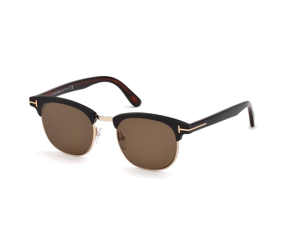 Tom Ford FT0623 02J Matte Black Laurent Retro Sunglasses Lens Category 3 Size 5