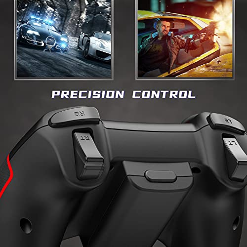 PS3 Dualshock Gaming Controller, EasySMX Wireless 2.4G Gamepads with Vibration Fire Button Range up to 10m Support PC (Windows XP/7/8/10), Playstation 3, Android, TV Box Portable Gaming Joystick