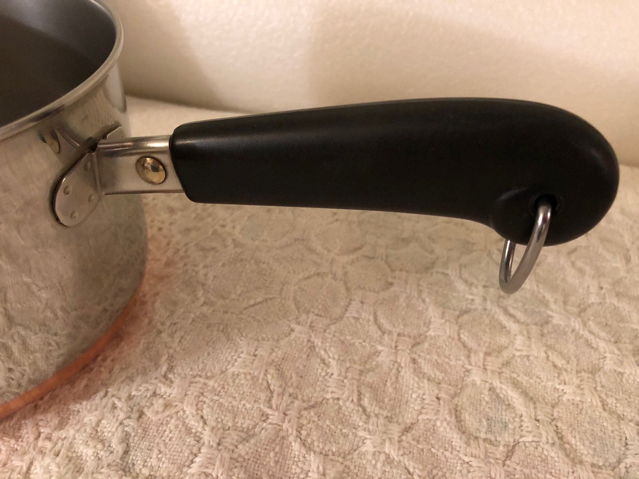 Vtg Revere Ware SS Copper Bottom 1 1/2qt Saucepan